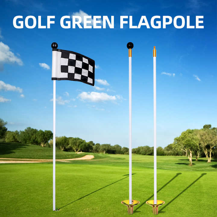 KONDAY Custom Gold Base Flag Stick Superior Quality Cup Flag for ...