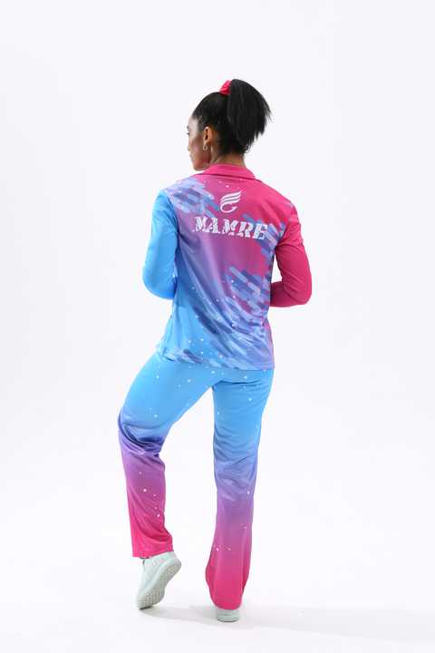 Custom Cheer Long Jacket and Pant Tracksuit - Warm up Gear
