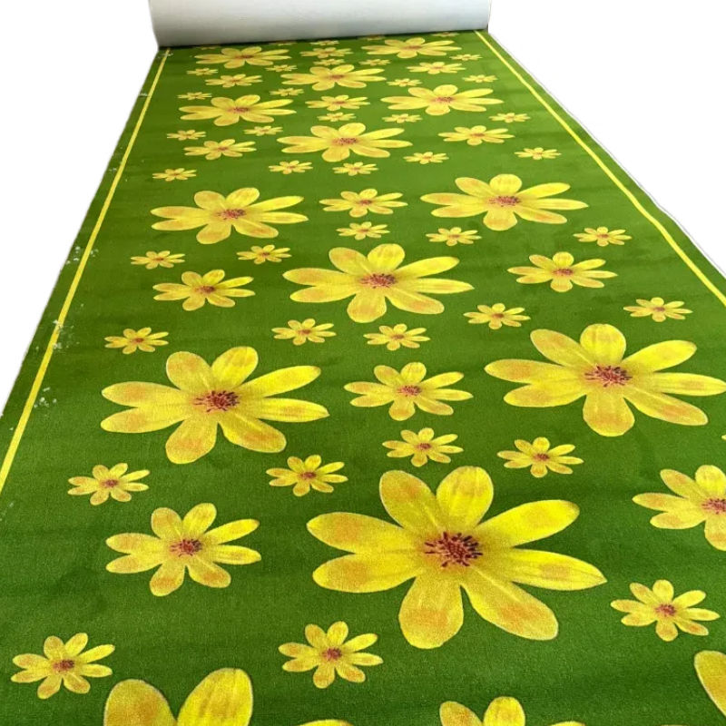 Custom Logo Carpet Hotel Rugs Cut Pile Tufted Machine Made Commercial ...