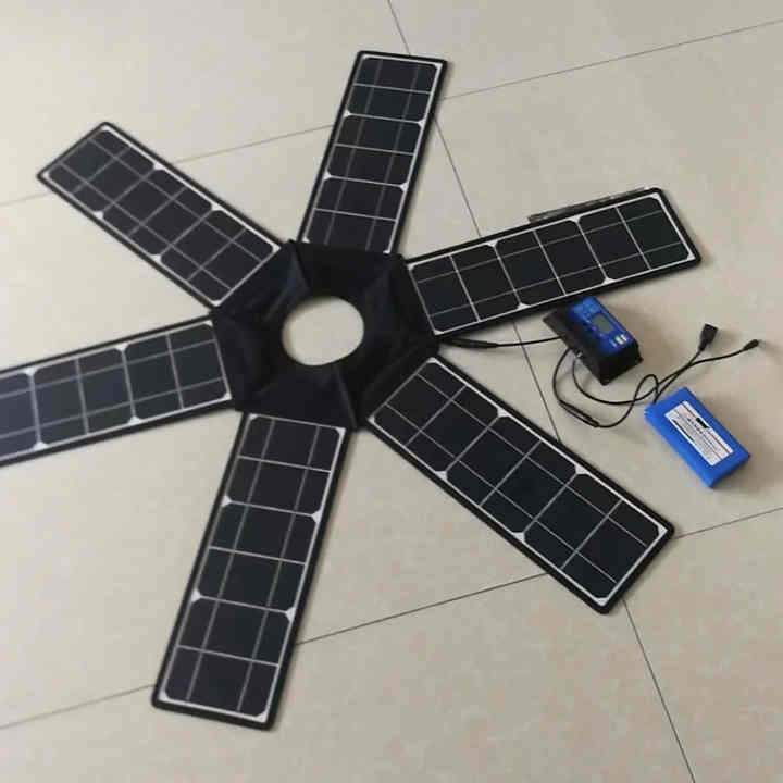 Industrial High Quality Durable Amorphous Solar Energy Umbrella Panel ...
