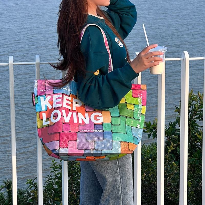 Supplier Custom Print logo Eco-friendly Plastic Bag Recycled Laminated ...