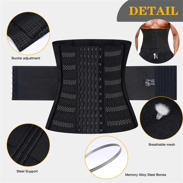 Custom Full Body Slim Men Girdle Tummy Control Men Belt Waist Trainer ...