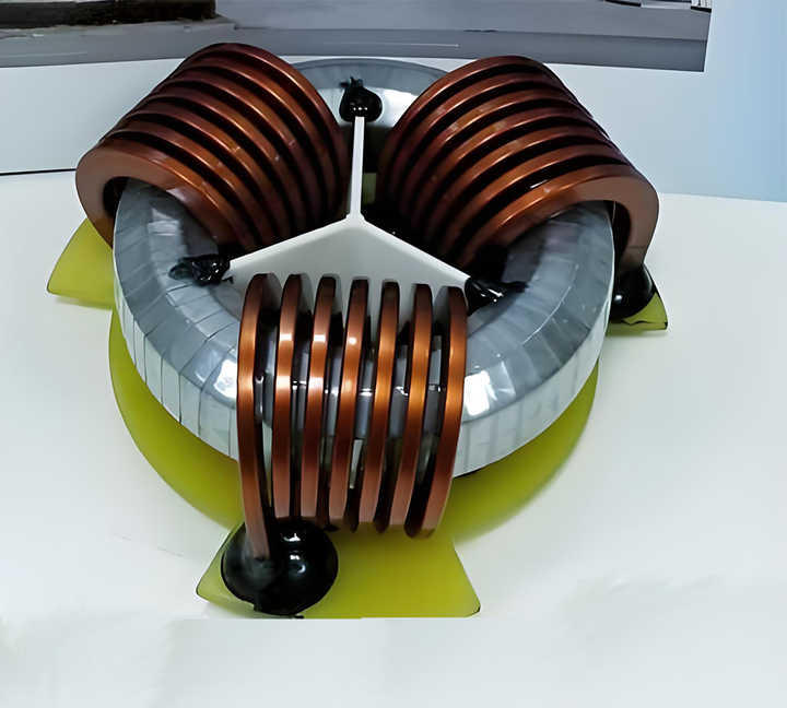 QS flat copper wire coil edge-wound inductor coil air coil for new ...