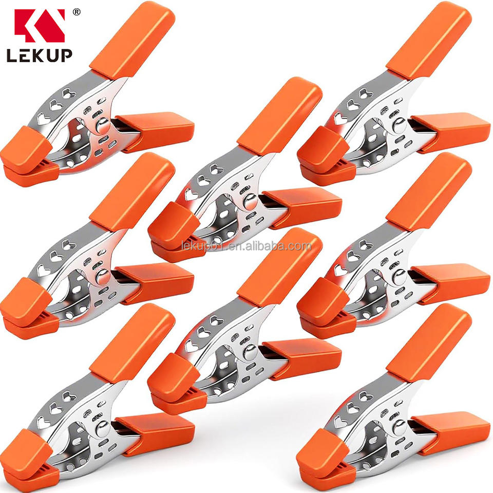 6" a Type Steel Spring Clip Bride Wedding Dress Clamps Heavy Duty Metal ...