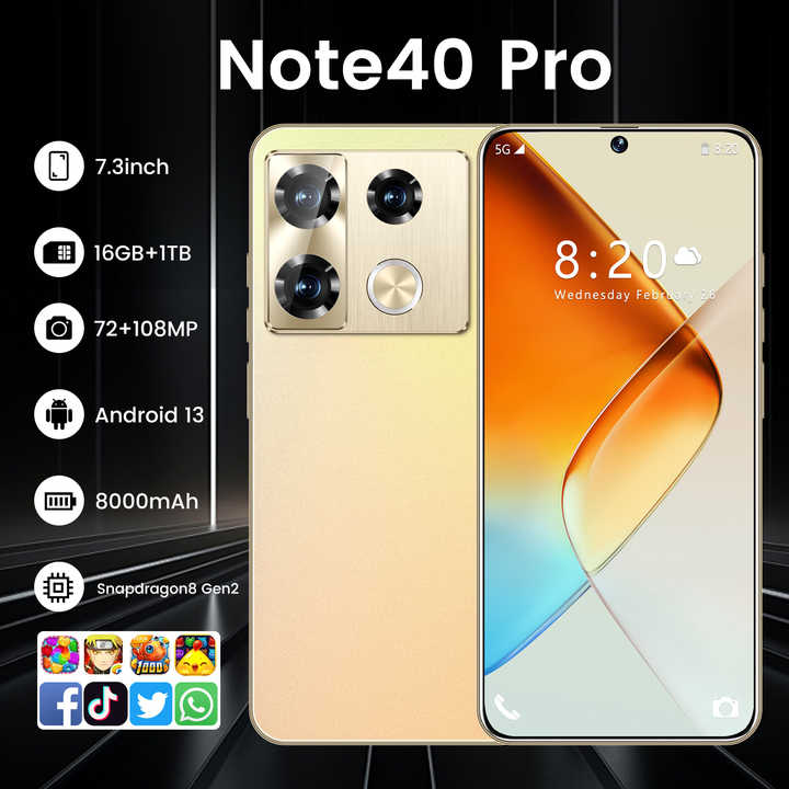 Infinix Note 40 Pro 5G Smartphone 7.3 Inch HD Real Perforated Screen ...