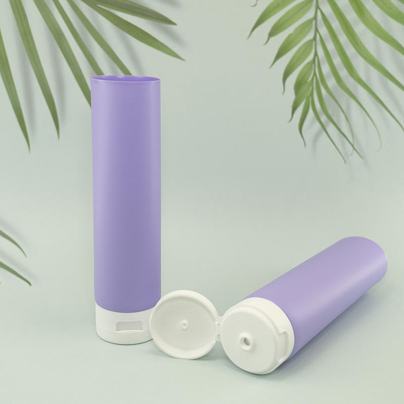 Custom Logo D50mm 100ml Purple Plastic Cosmetic Tubes Packaging with ...