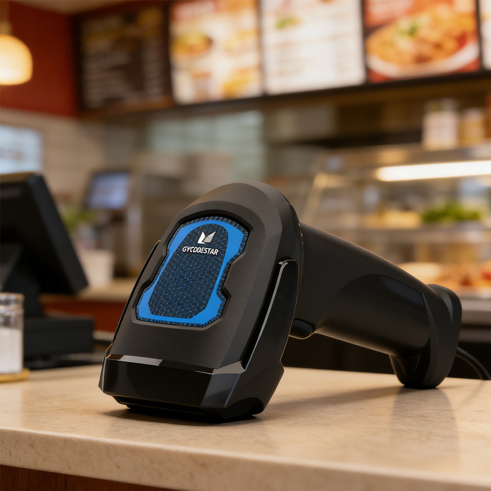 Xincode 2D Wireless Barcode Reader Handheld 2.4G USB Barcode Scanner QR ...