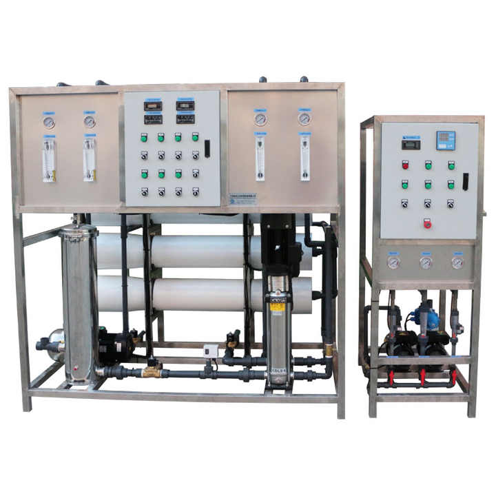2T Two Stage Seawater Reverse Osmosis System with EDI Water Module for ...