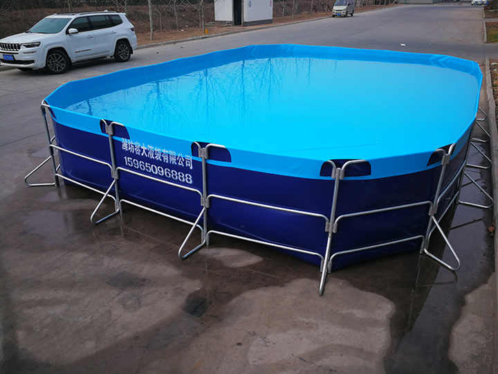 Flow through Aquaculture System - Biofloc Tanks for Fish Farm