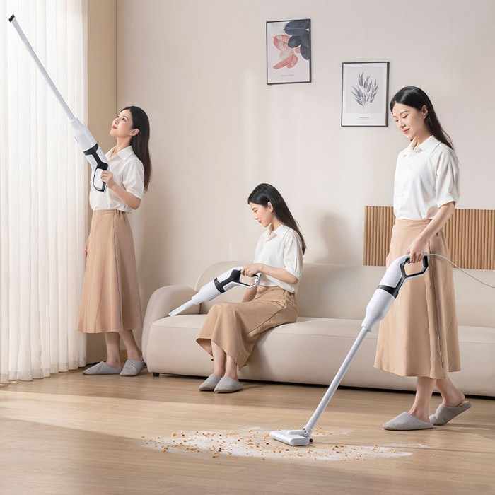 Strong Suction Force 2 in 1 Handheld Cordless Vacuum Cleaner with Cord ...