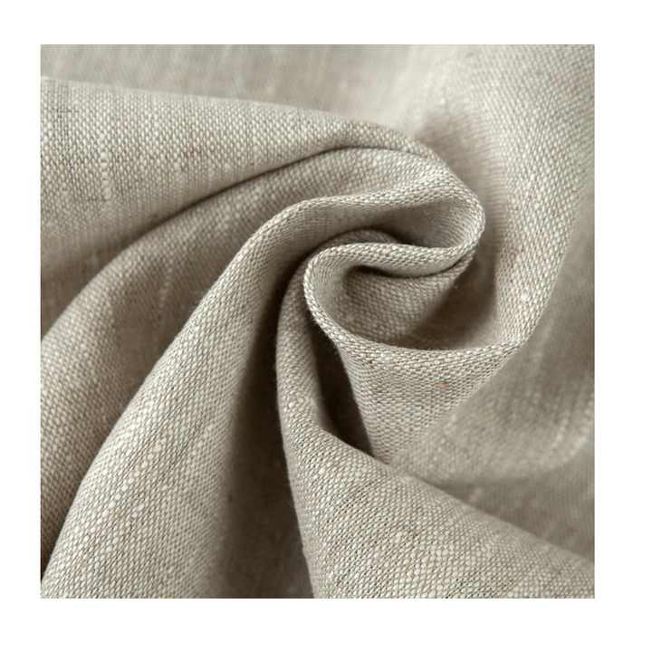 High Quality 280 GSM 100% Linen Woven Fabric Naturally Not Softened ...