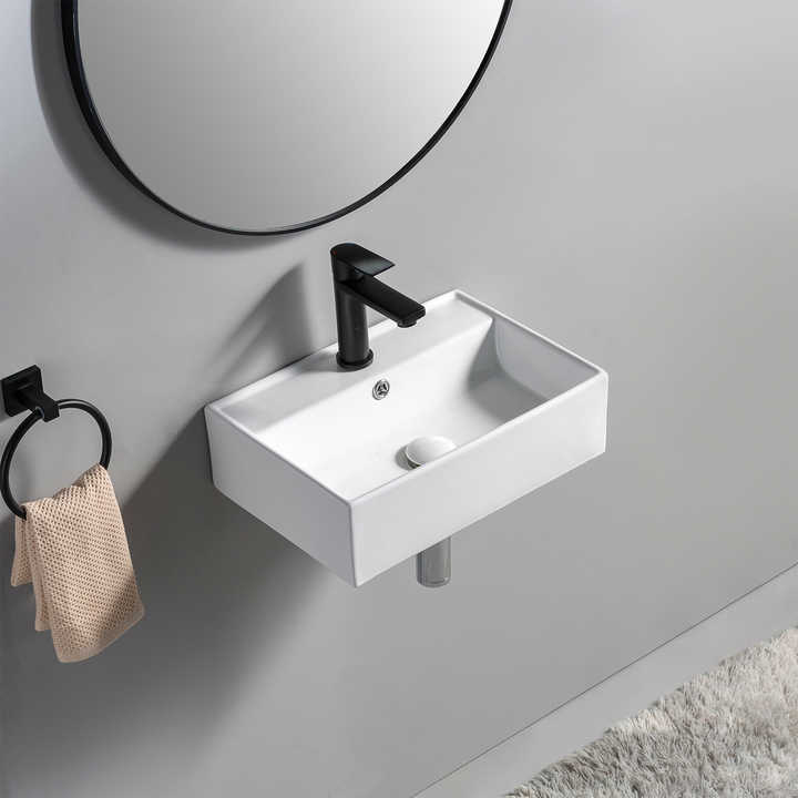 Modern Washroom Ceramic Wall Hung Wash Basins - Waschraum Waschbecken