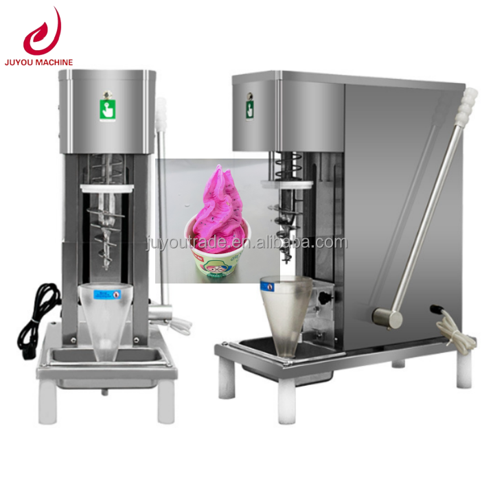 JUYOU Swirl Fruits Ice Cream Mixer With Self Cleaning Function Durable ...