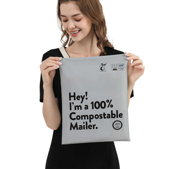 Custom Biodegradable Eco-Friendly Mailing Bags - 180 Day Compostable