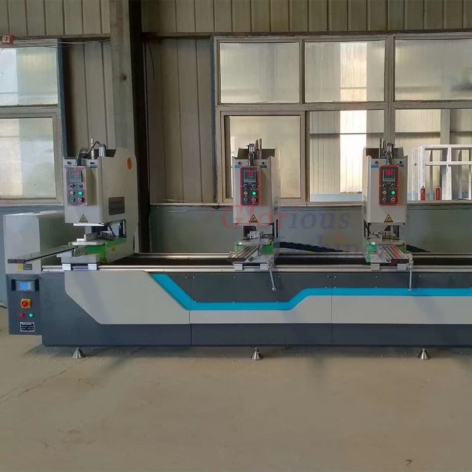 Glorious Automatic Window Door Frame UPVC Profiles Seamless Welding ...