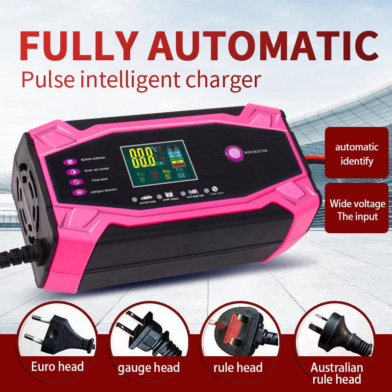 NCFKOS 12V24V10A Smart General Motors Motorcycle Battery Charger Pulse ...