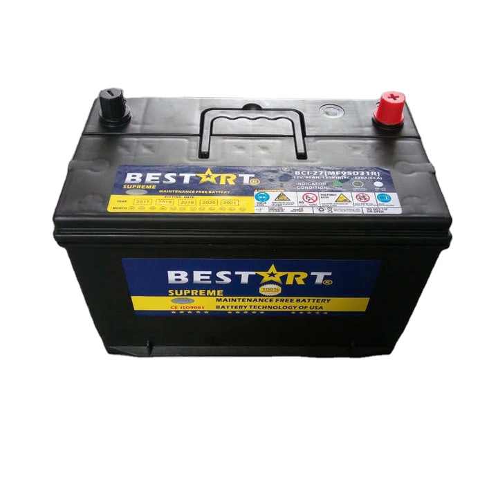 auto battery car battery 95D31R 12V80Ah Japanese standard automotive ...