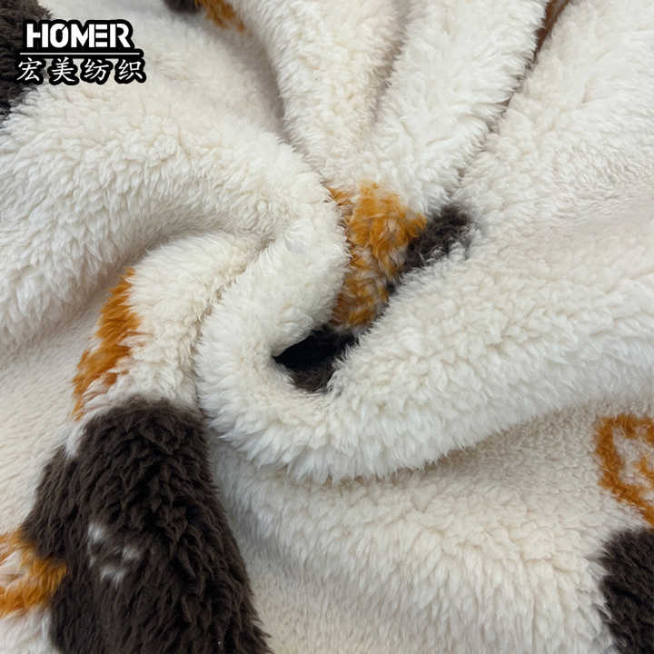 Chinese Manufacturer 100% Polyester Double Sided Plush Fleece Fabric ...