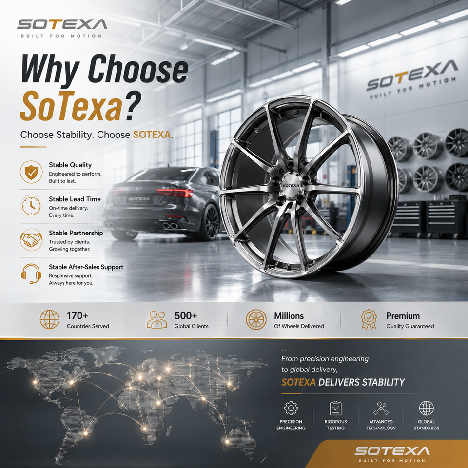 SOTEXA Custom 6061-T6 Monoblock Forged Alloy Wheels 18 19 20 Inch Deep ...