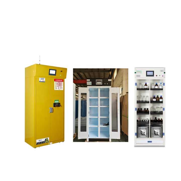 Lab Corrosive Chemical Reagent Storage Cabinet Fireproof Flammable ...