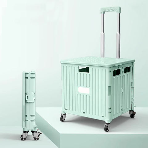 Wholesol Plastic Mini Folding Beach Luggage Cars Supermarket Foldable ...