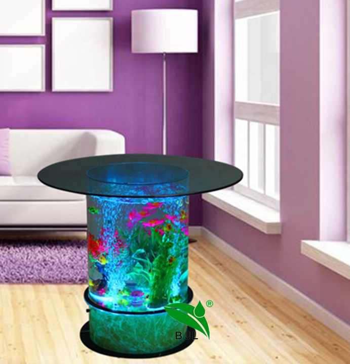 Fish Tank Bar - Modern Furniture with LED Acrylic Aquarium