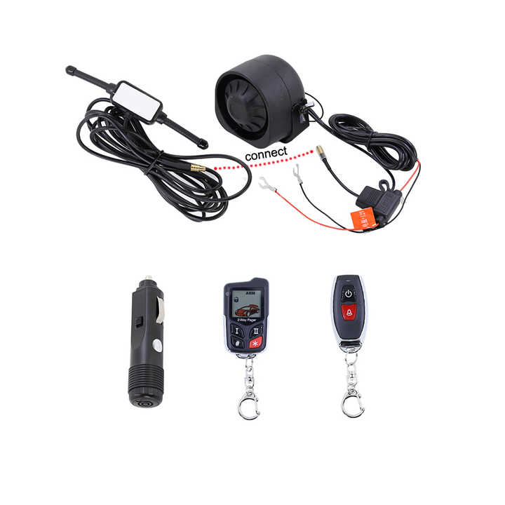 Universal Two Way Control Car Alarm - Anti-Theft Security