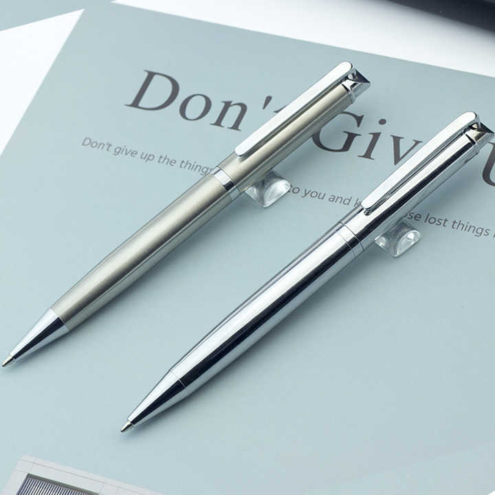 Stainless Steel Signature Pen - Classy Ballpoint Pen