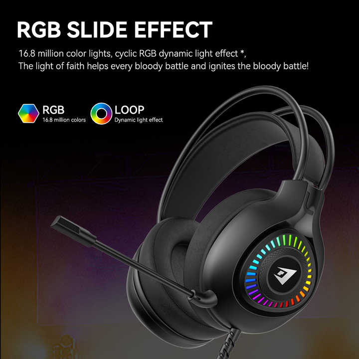 JERTECH HG01 Wired Gaming Headset with Microphone - Over-Ear PC ...