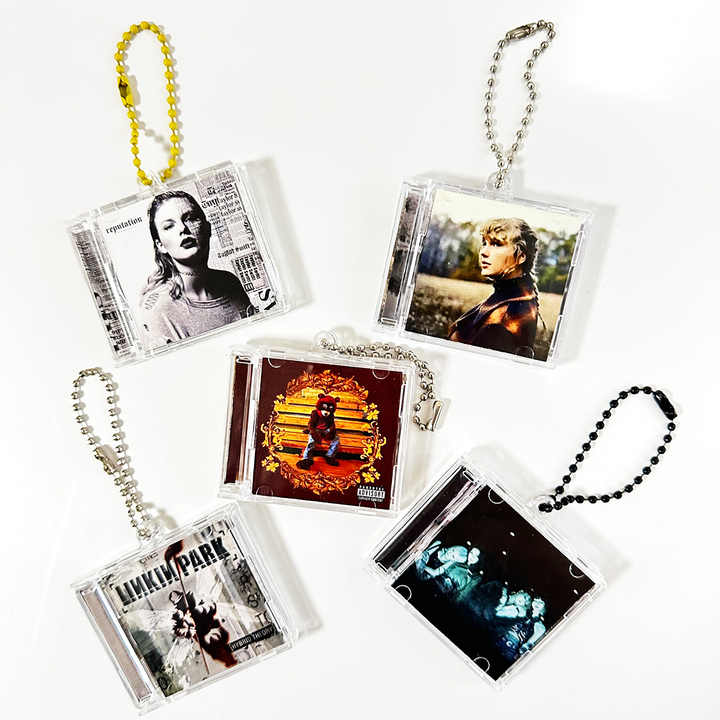 Taylor Keychain - Customizable Acrylic CD Case with RFID