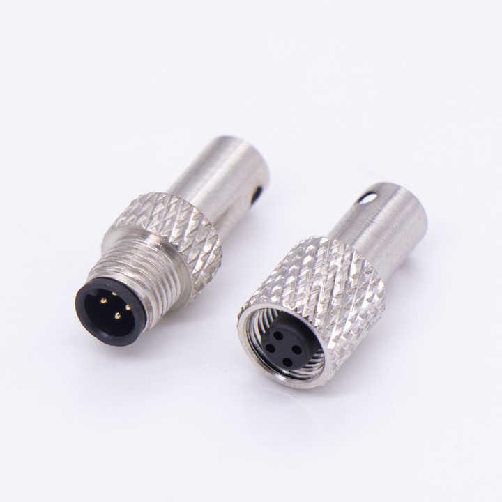 Panel Mount M5 2 3 4 Pin IP67 Waterproof Industrial Solder Front ...