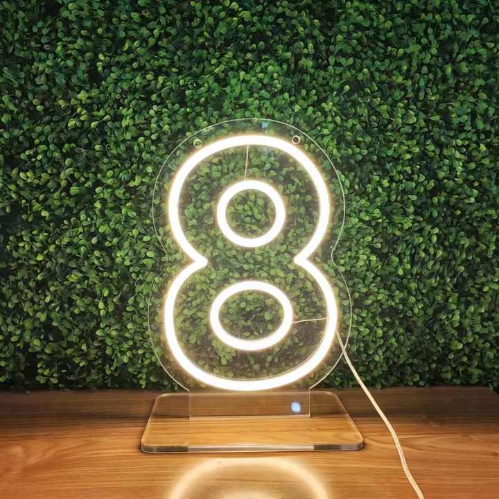 Party Supplies Birthday Neon Number Lights 3ft 4ft Neon Letter Sign ...