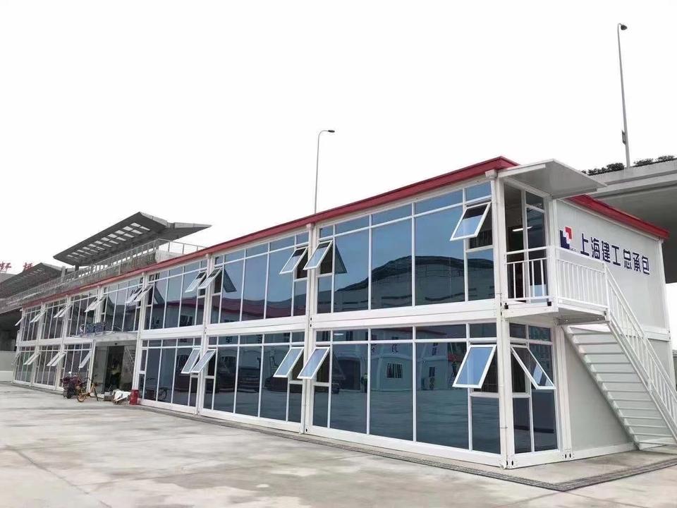 20ft 40ft Prefabricated Detachable Sandwich Panel Steel Container House ...