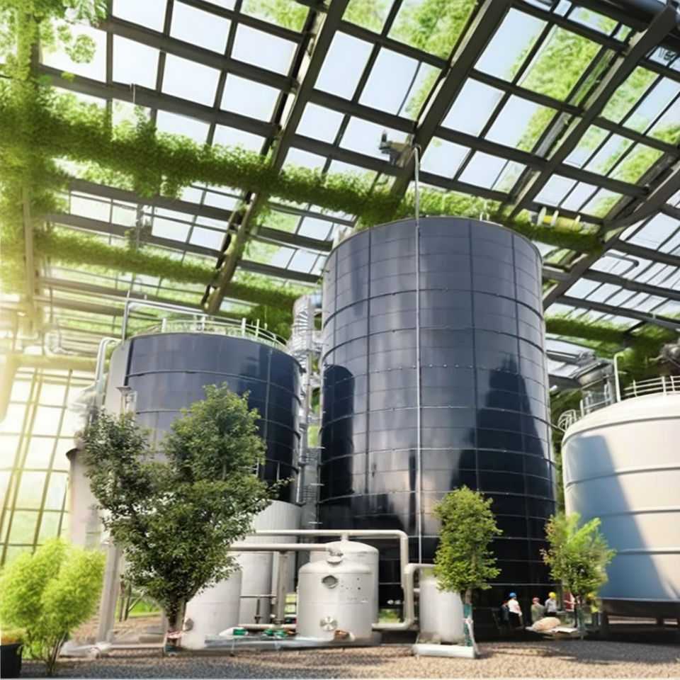 Waste Sludge Storage tank with Glass Fused Steel Coating and Aluminum ...