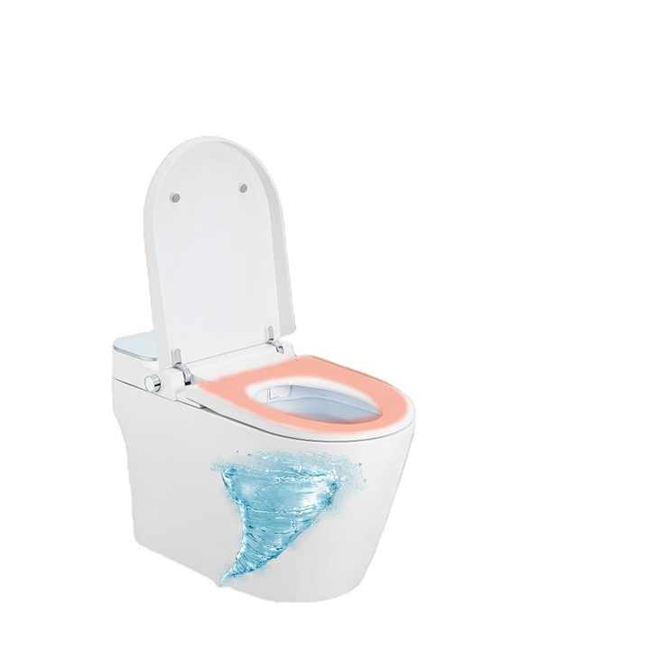 Automatic Opening Modern Wc Floor Mounted Electric Ceramic Toilet Bowl ...