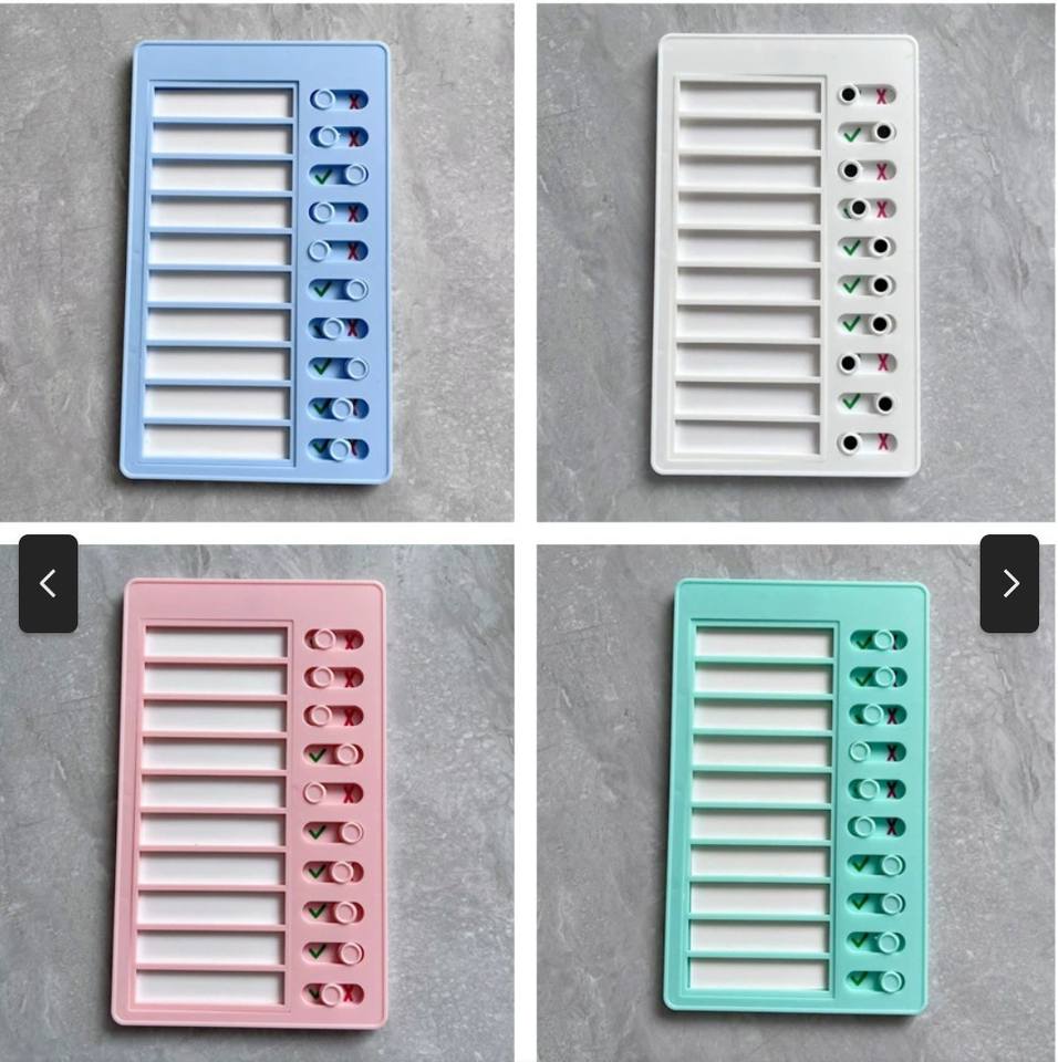 Task Boards Planning Board Detachable Chores Checklist Board Wall ...