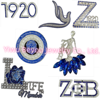 Zeta ZPB Dove 1920 Shield Pin Rhinestone and Pearl Brooch Greek ...