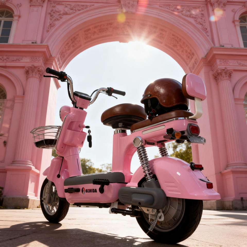 450w 2 Wheel Electric Motorcycle with Pedals Electric Scooter Moped ...