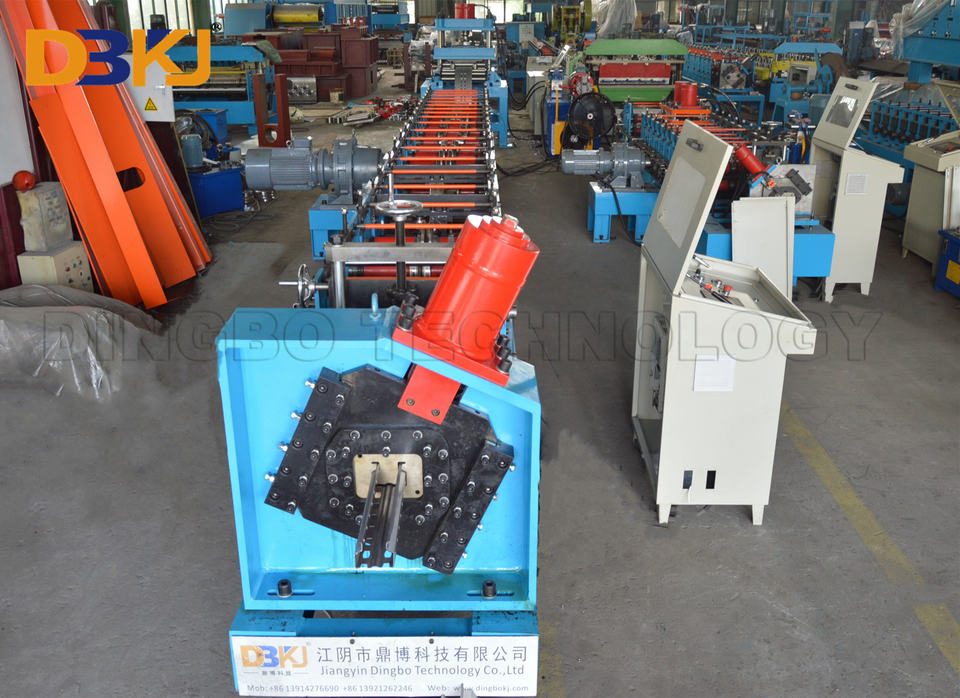 Customized Storage Rack Upright Beam Stiffener Roll Forming Machine