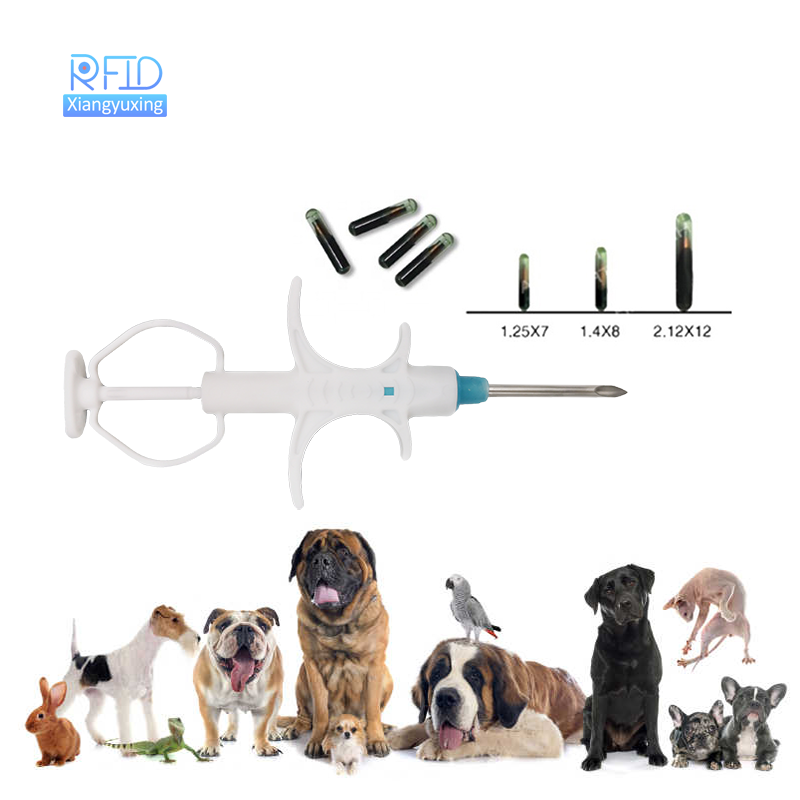 134.2kHz EM4305 Injectable RFID Glass Tag Dog Micro Chip Animal Id Pet ...