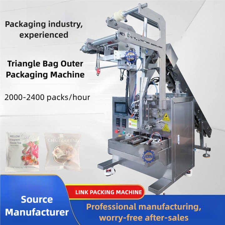 OEM Tea Bag Outer Bag Packaging Machine Nylon Triangle Tea Bag Packing ...