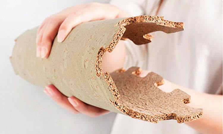 LEECORK Interlocking Cork Puzzle Floor Mats Safety Odorless Natural ...