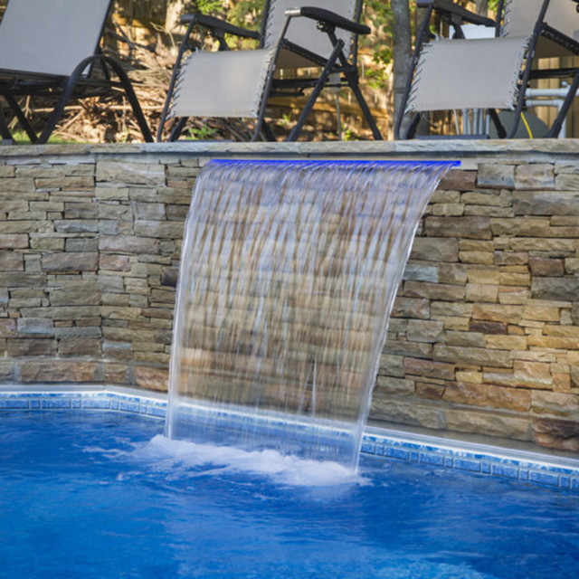 Outdoor Wall Mounted Waterfalls - Garden Rock Fountains