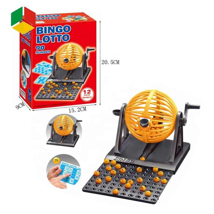 QS Toys Bingo Game Toy Set Lotto W 12 Cards - Fun & Education