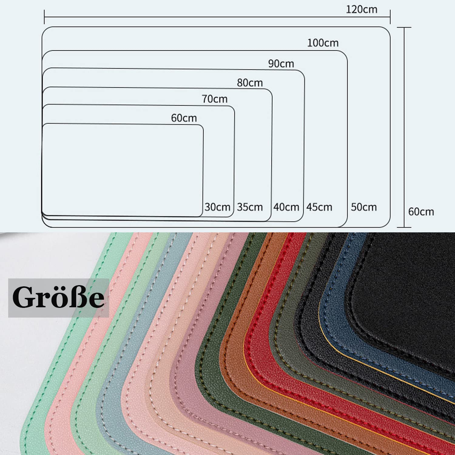 Leather Desk Pads - Durable, Waterproof & Customizable