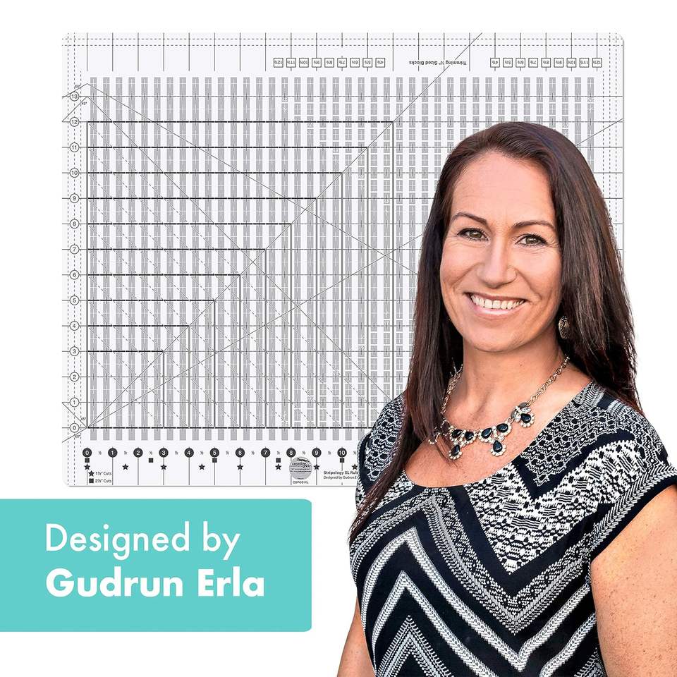 Extra Large 17-3/4in X 22in Plastic Quilting Ruler with Non-Slip Grip ...