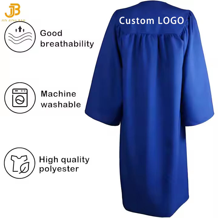 University Graduation Gown - Navy Blue Toga Adult Style