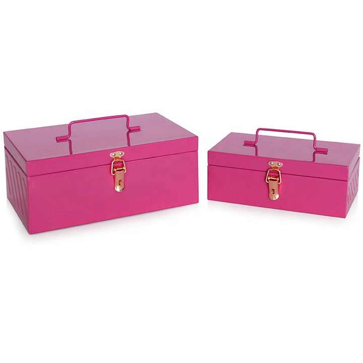 Small Metal Storage Box for Outdoor Use - OEM Available