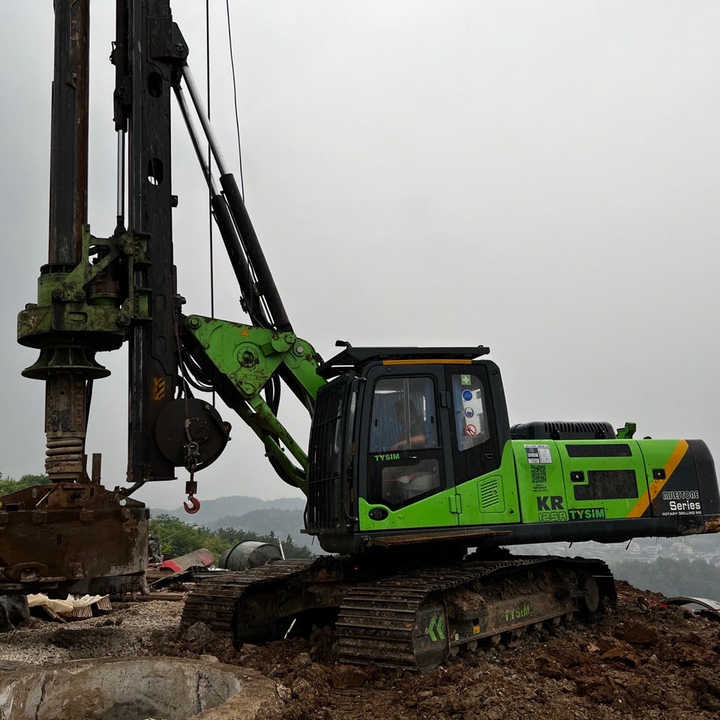 High Efficiency Hydraulic CFA Piling Rig KR125E from China