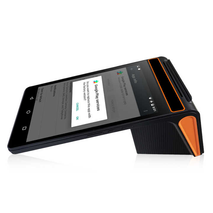 80mm Label Printer Receipt Cash Register Pos 8" All-in-one Pos Android ...